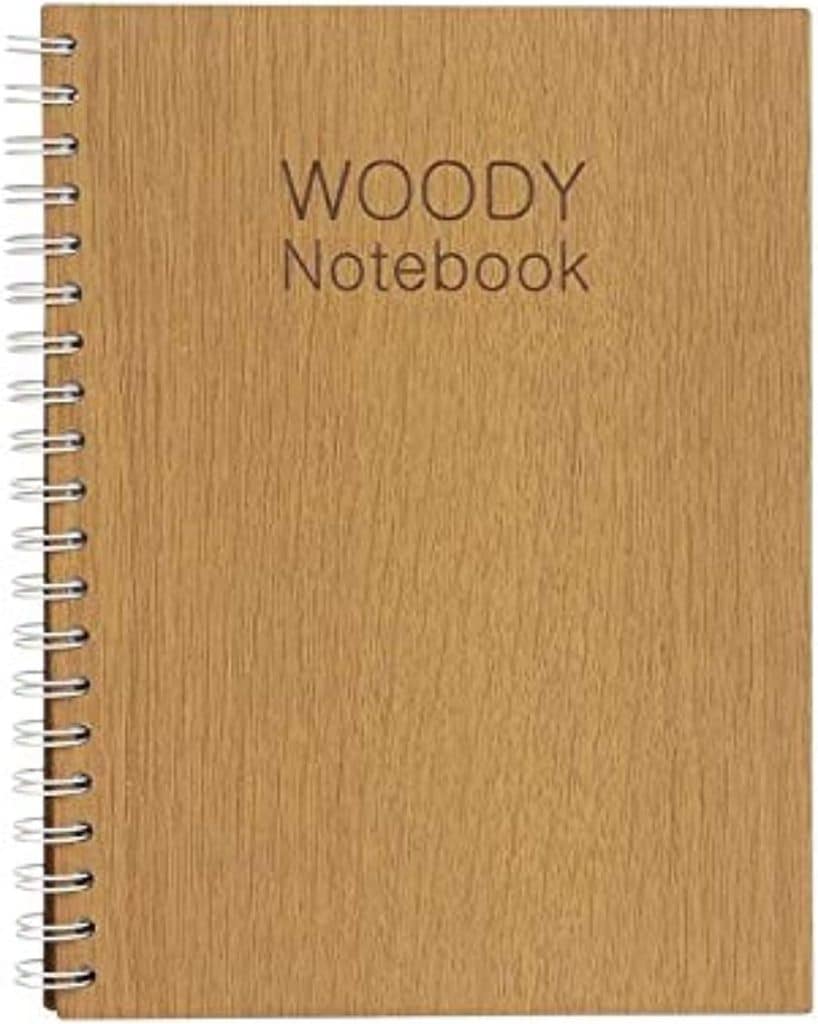 Yassin Wooden Notebook A5 96 Sheets – elmanar print
